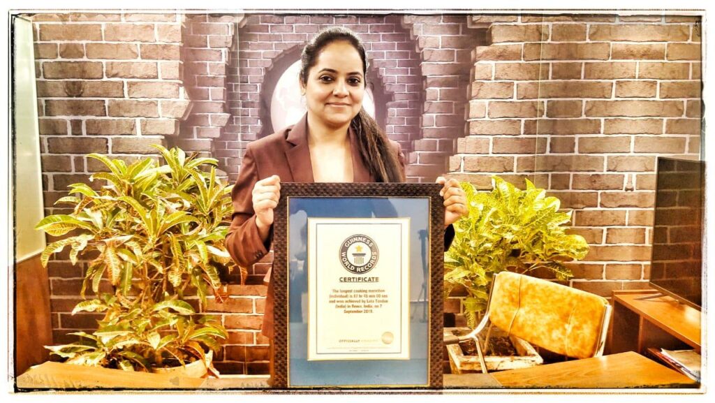 Lata Tondon Enters Guinness Record Book; Says Chefs Should Focus On ...