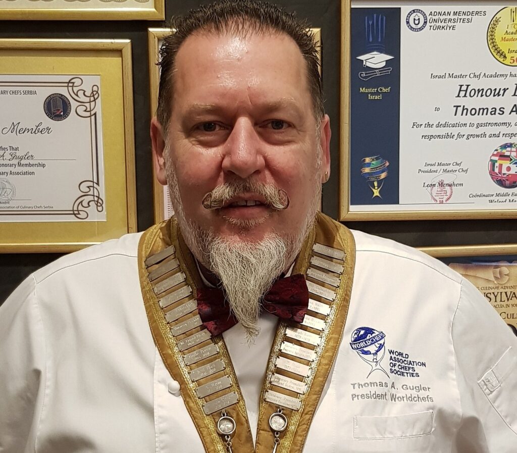 World Chefs President Thomas Gugler Wishes New IFCA Team - Kitchen Herald