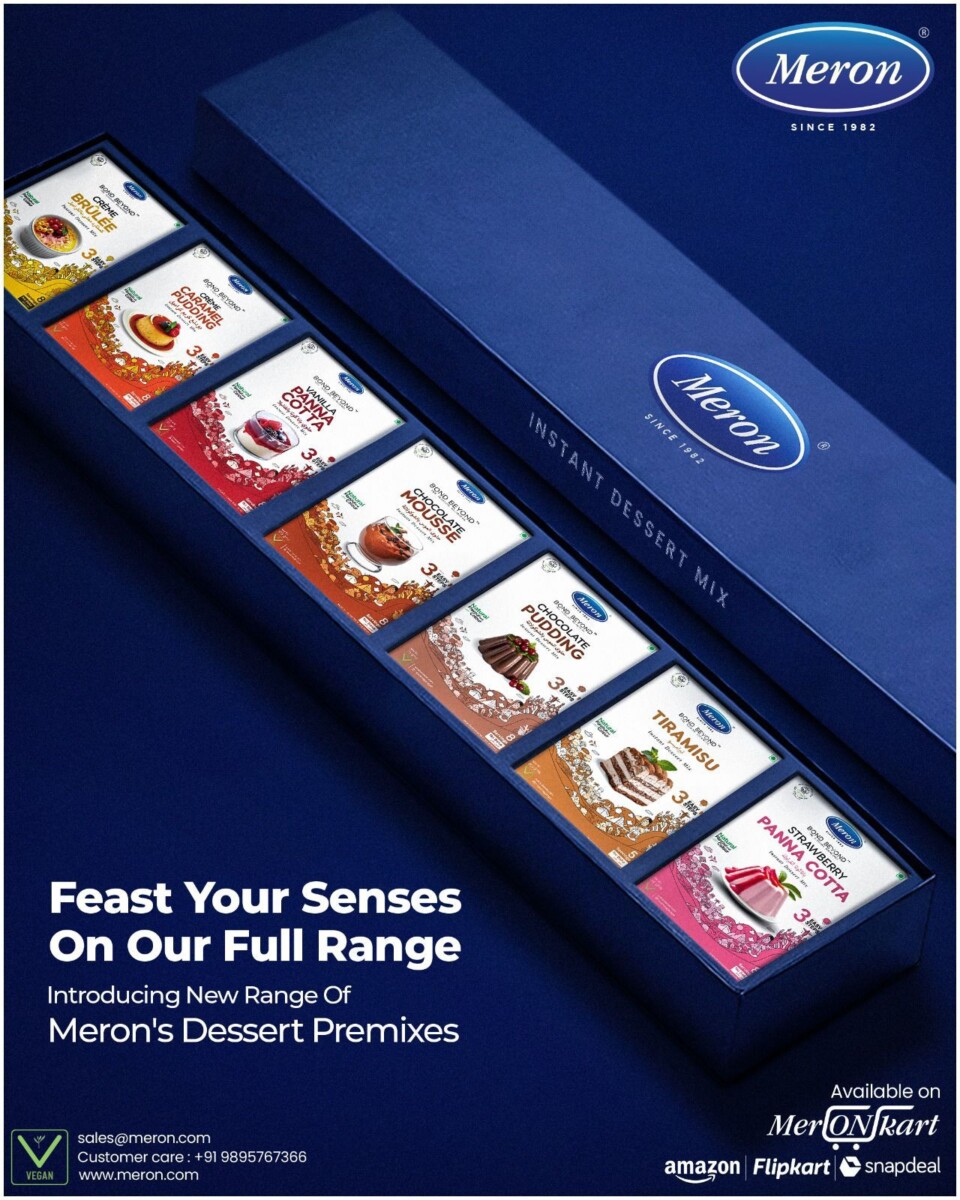Meron's Instant Dessert-Premixes Bring European Deserts To Indian ...